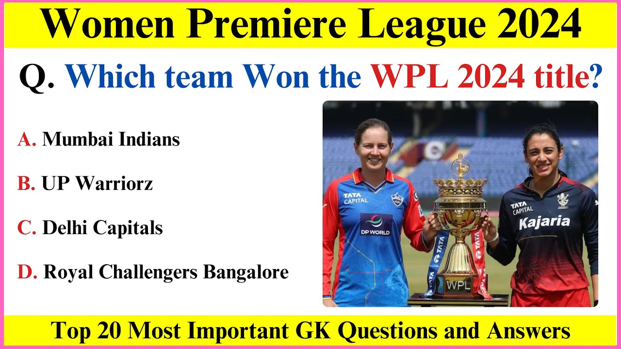 WPL 2024 GK | Women IPL 2024 GK | Women Premiere League 2024 | Sports ...