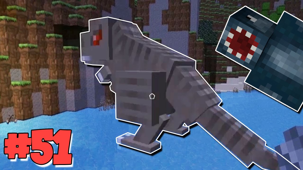 Minecraft - Attack Of The B Team - T-Rex On The Loose! [51] - YouTube
