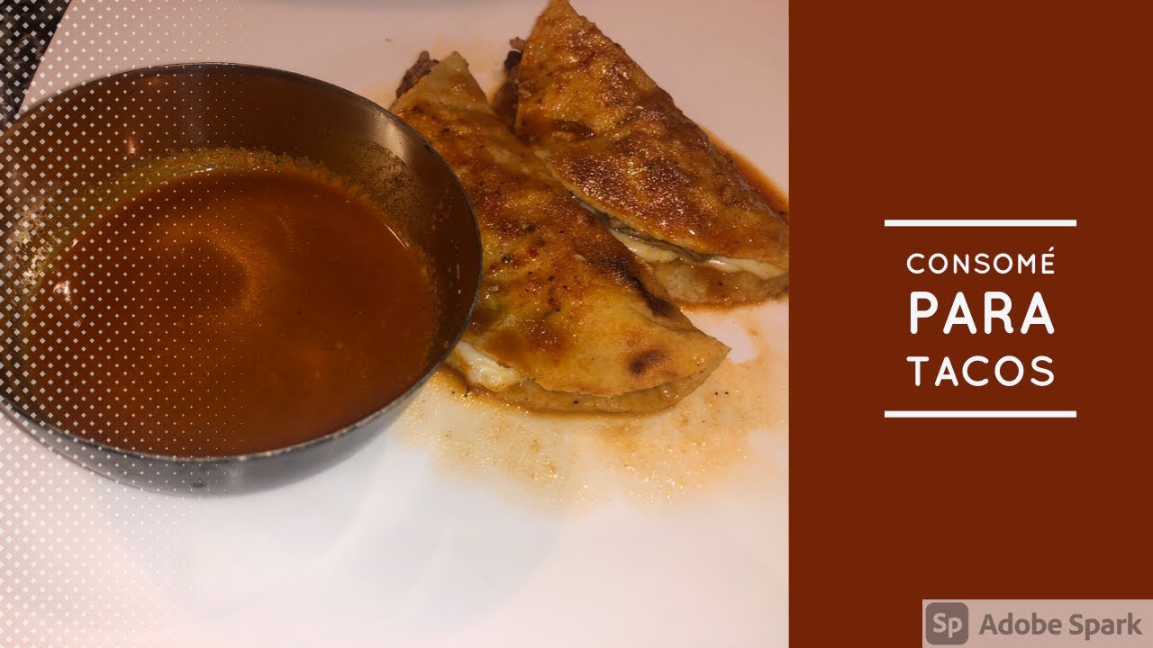 Consomé para Tacos - YouTube