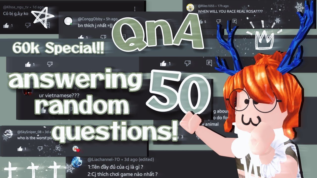 [60K SPECIAL] QnA part2! Answering 50 Random Questions - YouTube