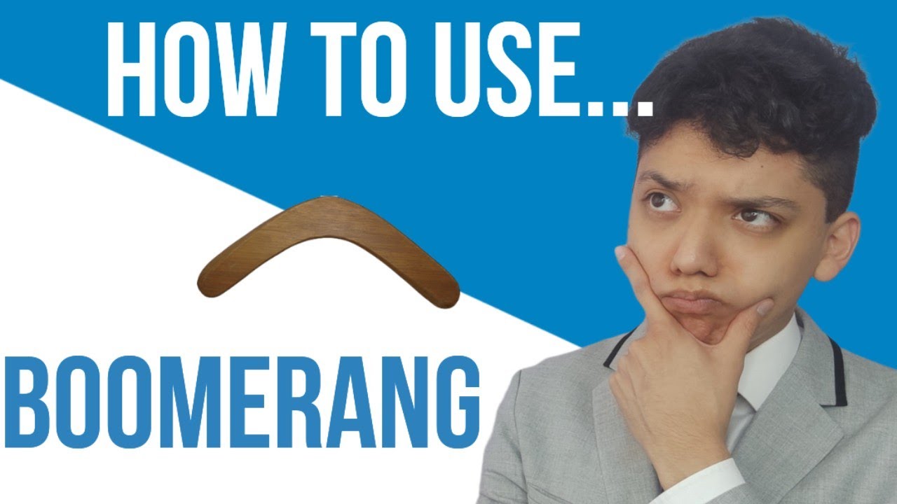 ¿Cómo usar la palabra BOOMERANG? - YouTube