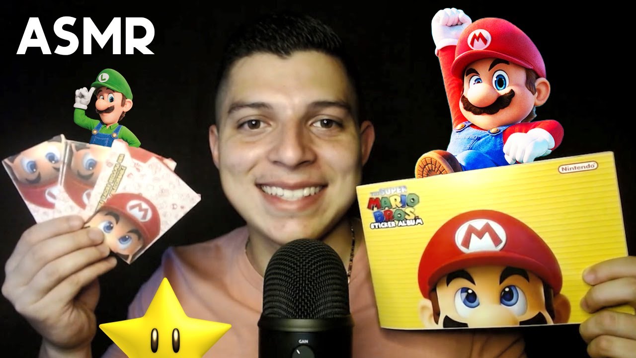 Álbum y sobres de MARIO BROS | ASMR en Español - YouTube