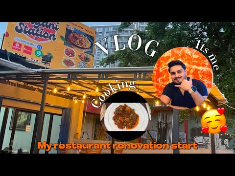 My restaurant renovation start in jakarta || Indonesia main mery ...