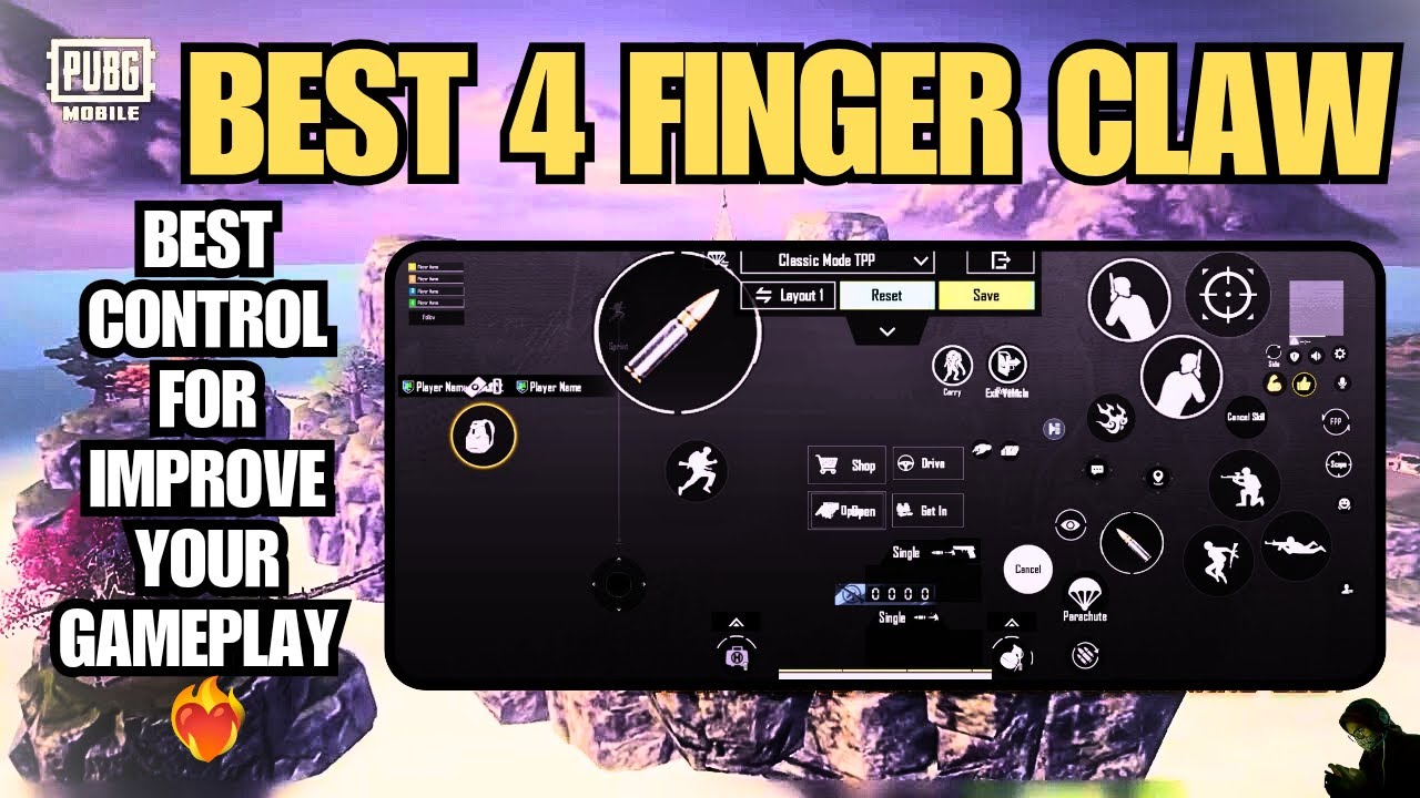 Best 4 Finger Control Setting | 4 Finger Gyro Control Setting | How To ...