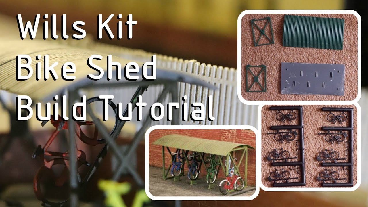 Wills Kit Bike Shed - Build Tutorial - YouTube