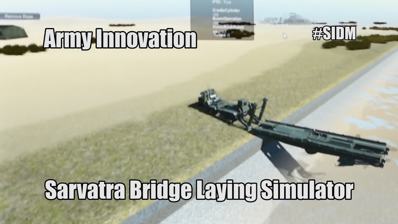 Indian Army's Sarvatra Bridge Laying Simulation | ARTECH 2018 - YouTube