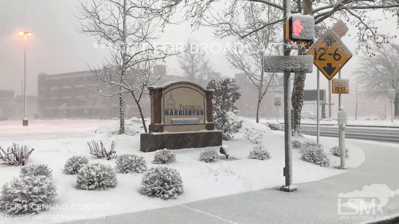 2-17-18 Harrisburg PA Snow - YouTube