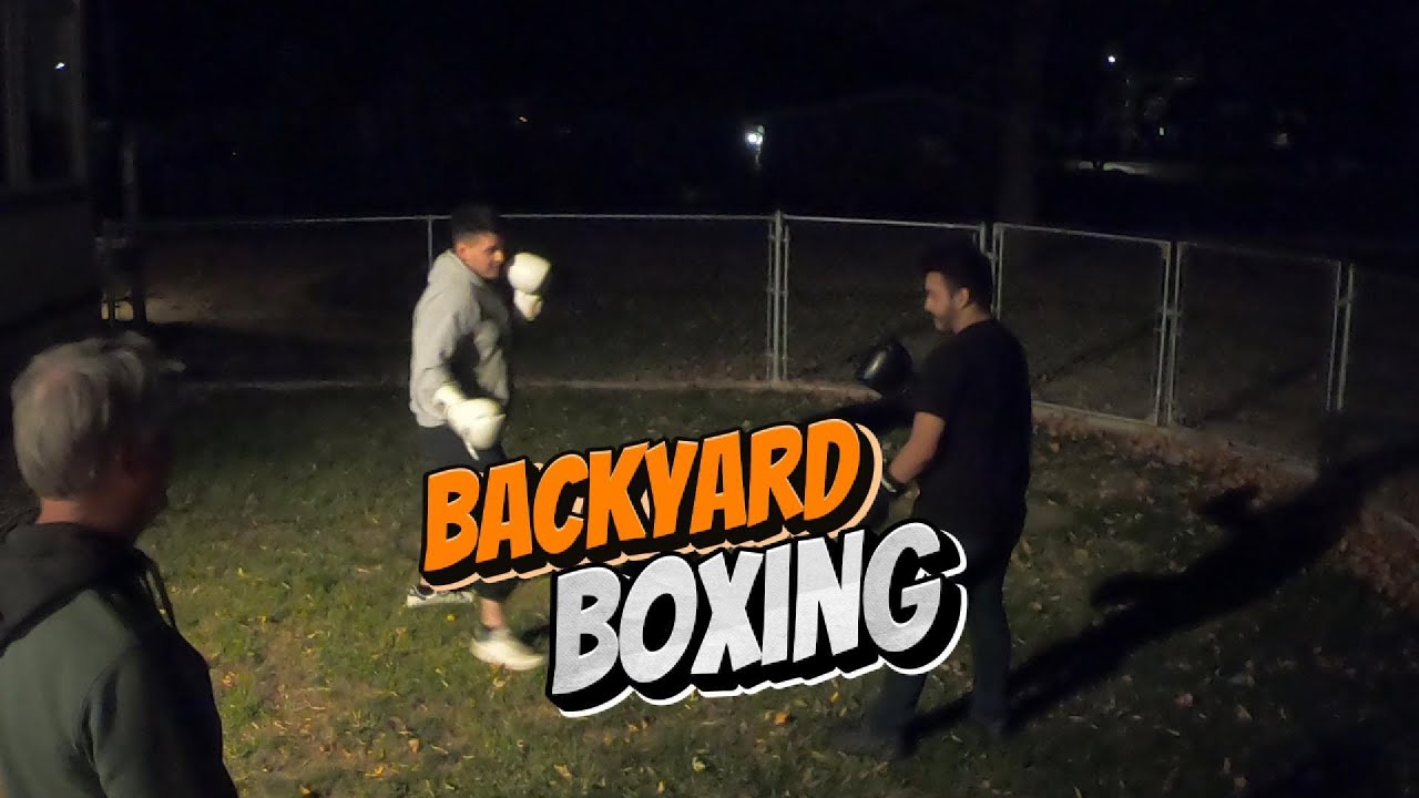 Backyard Boxing - Round 1 - YouTube