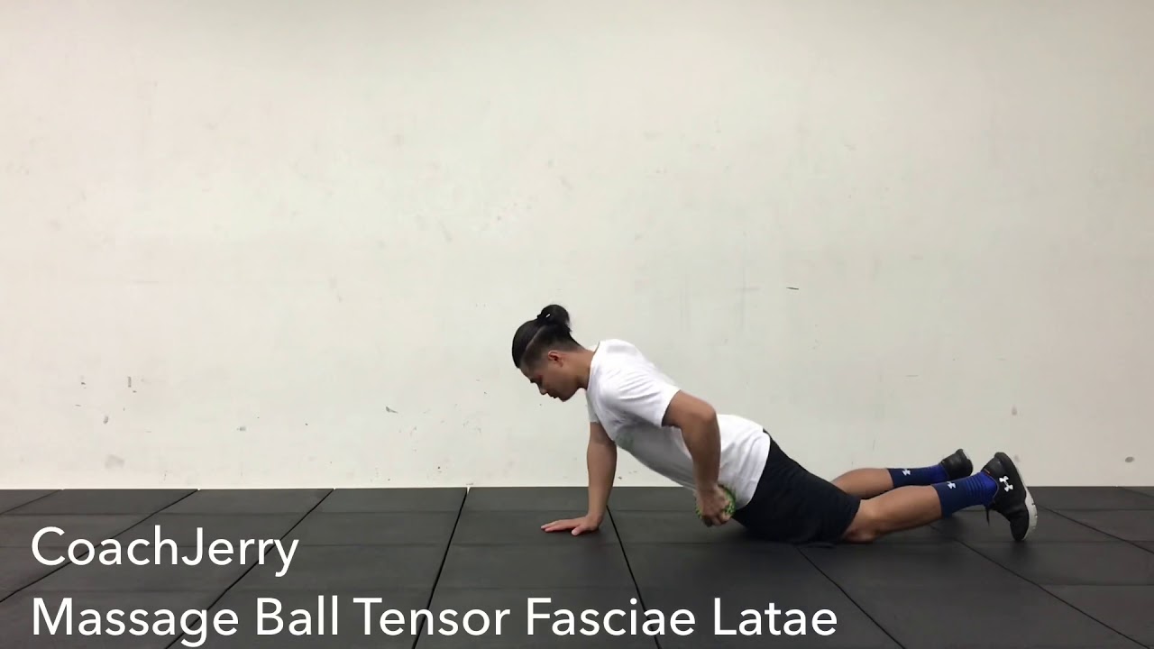按摩球使用：闊筋膜張肌（Massage Ball Tensor Fasciae Latae) - YouTube