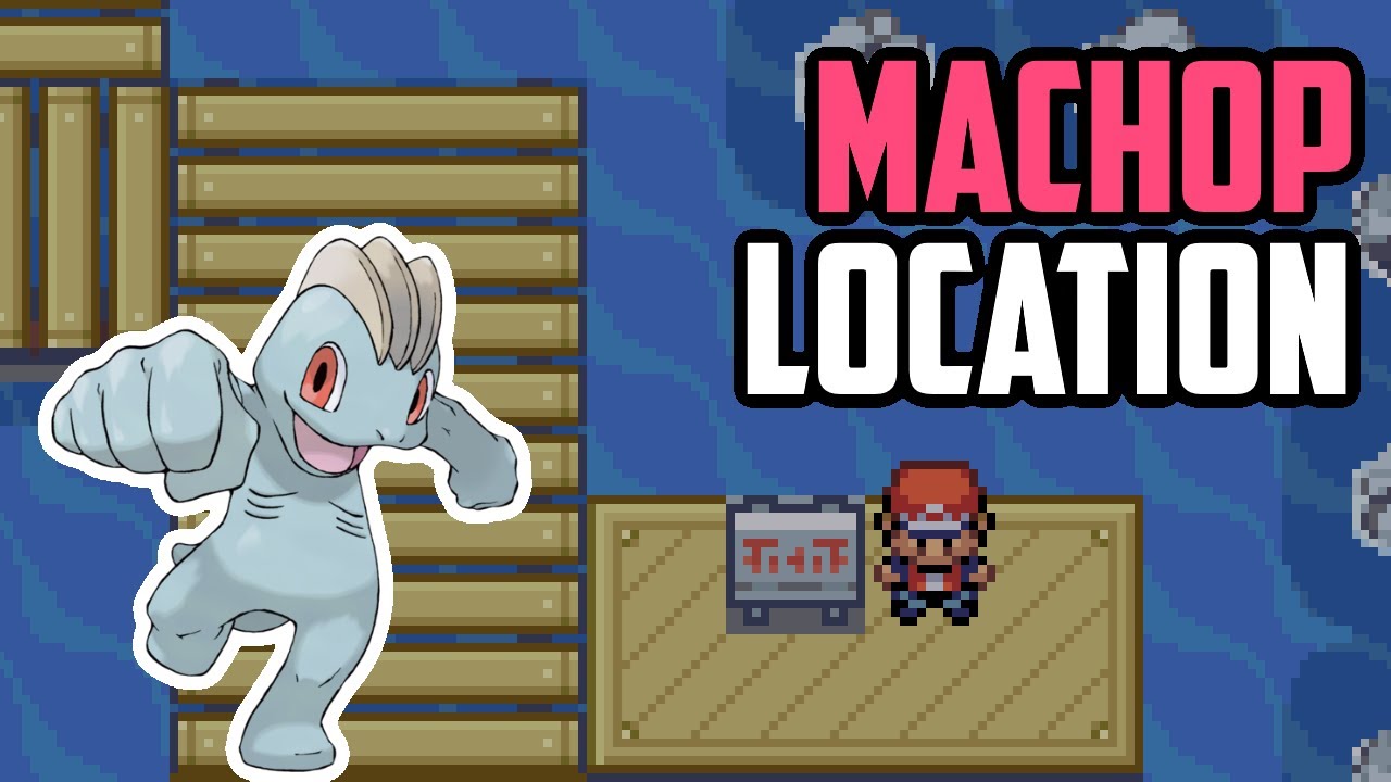How to Catch Machop - Pokémon FireRed & LeafGreen - YouTube