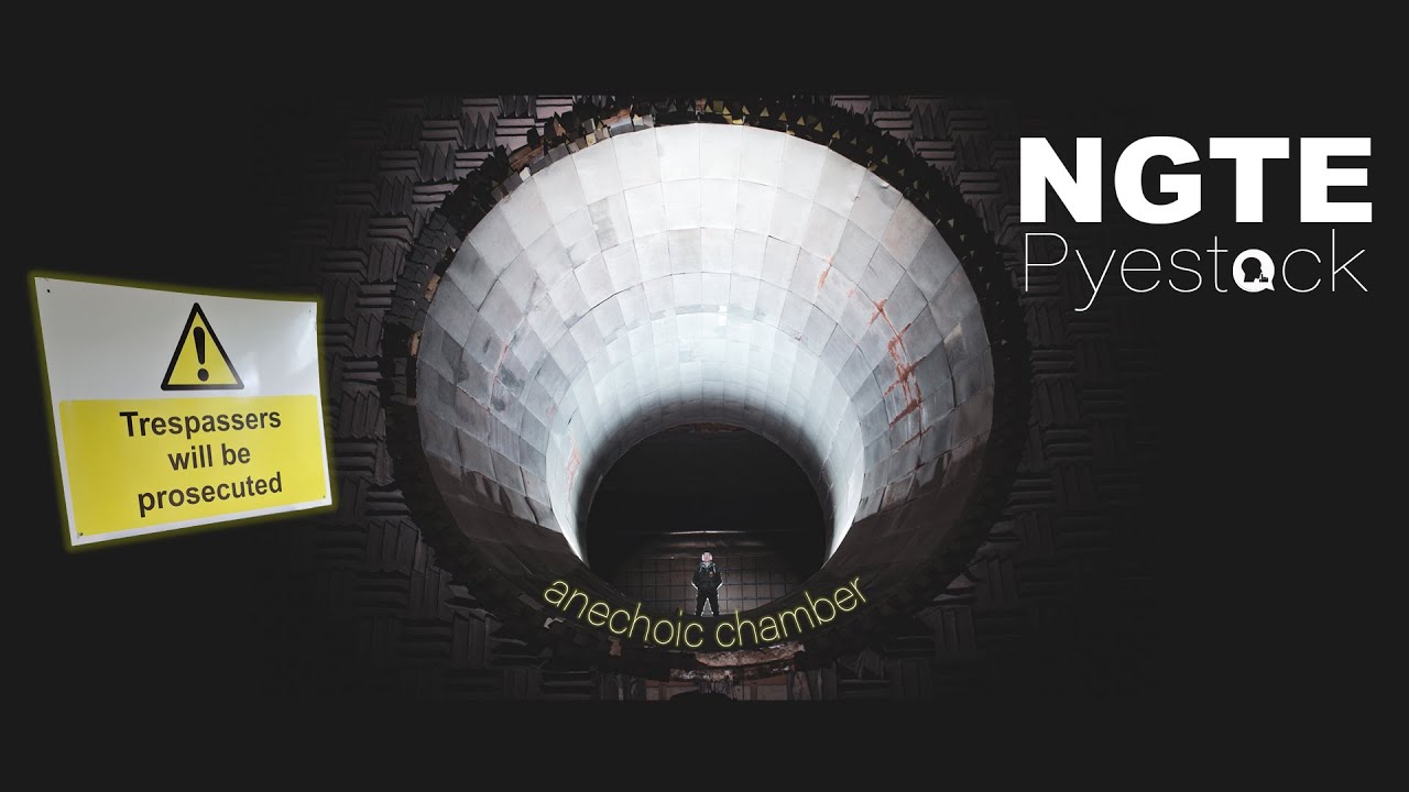 NGTE Pyestock - Noise test facility - YouTube