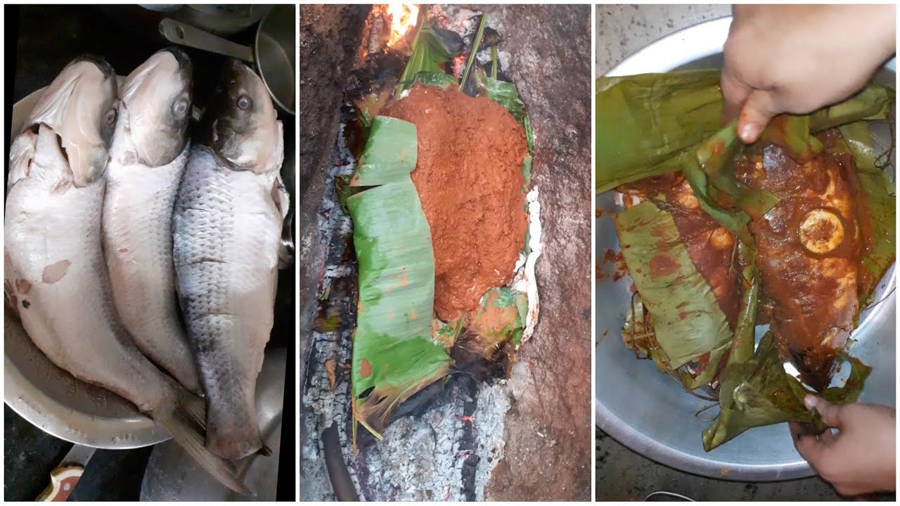 Mud Fish | Herbal Fish Recipe | Fish Cooked in Mud | Cookery Vlog - YouTube