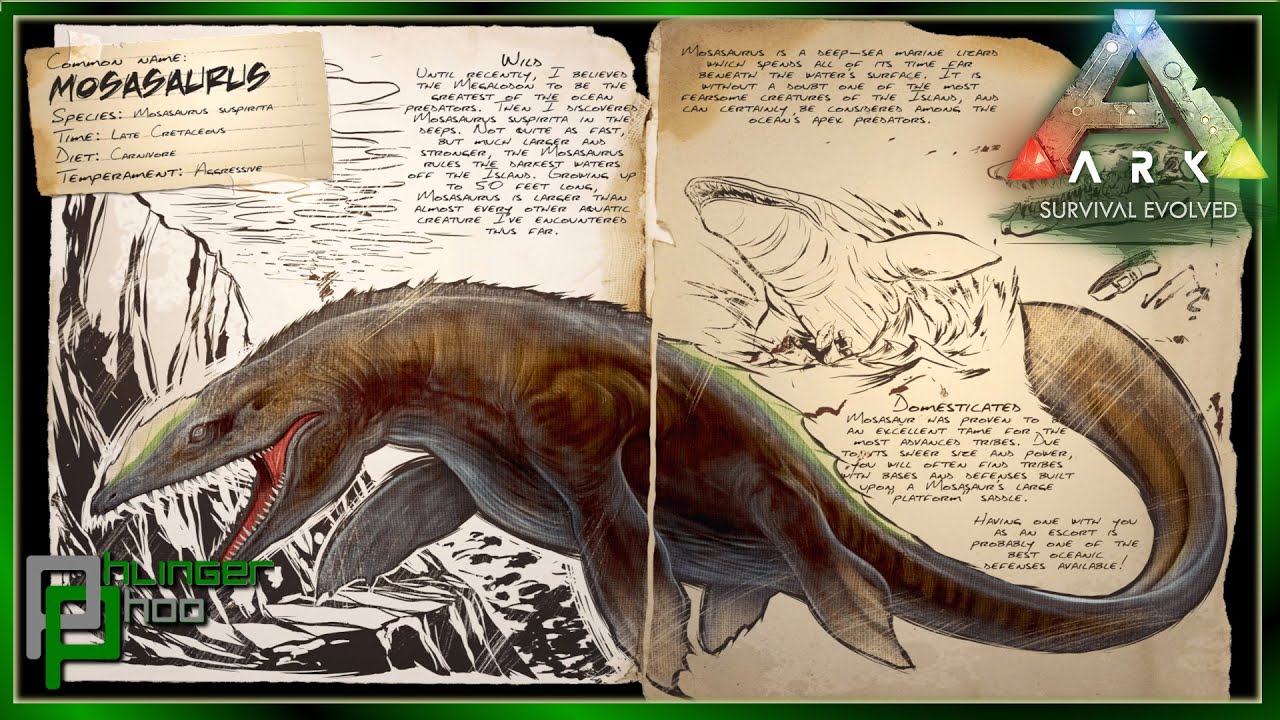 Ark Basics: Mosasaurus - ARK'S KING OF THE OCEAN - EVERYTHING YOU NEED ...