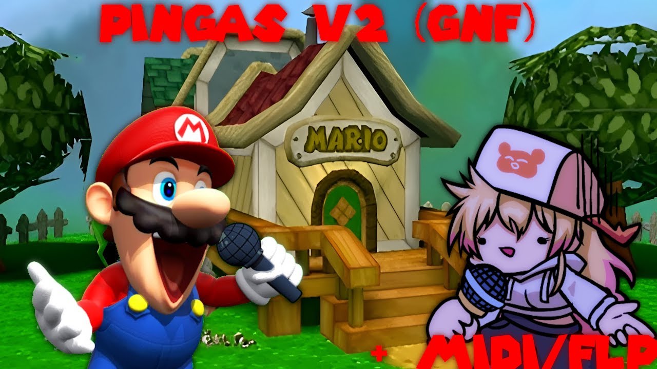 Pingas V2 (GNF) but Mario and NENECHI Sing It ! (MIDI/FLP) - YouTube