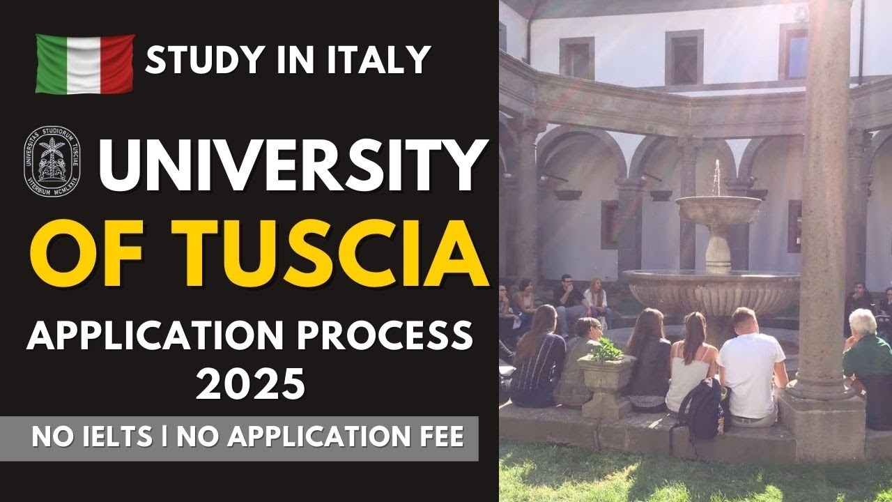How To Apply For University of Tuscia Italy | No Application Fee | No ...