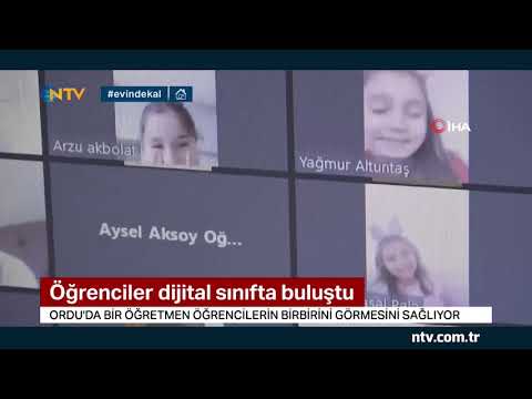 Ordu'da öğrenciler dijital sınıfta buluştu