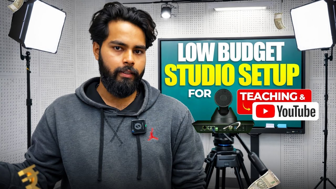 ⁠Low Budget Studio Setup for Teaching & YouTube | Studio Setup at low ...