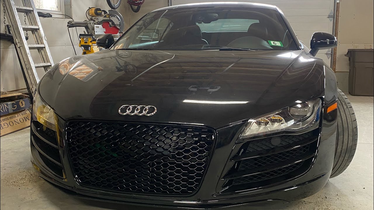 Audi R8 Honeycomb Grille Install - YouTube