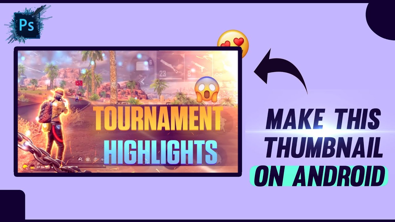 How to make free fire TOURNAMENT highlights thumbnail !! FF tournament ...