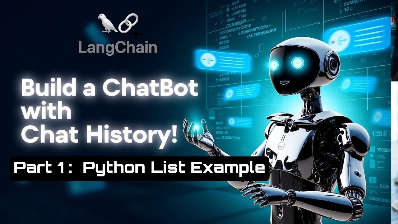 06 Your First AI Chatbot with Chat History | Part 1: Simple List method ...