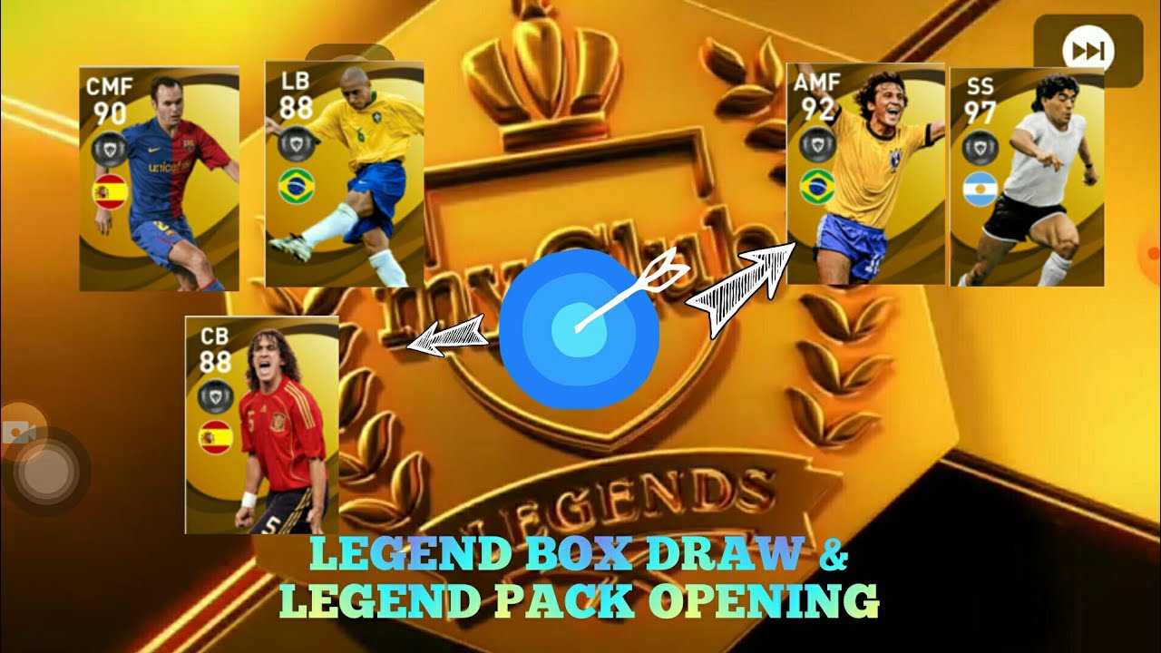 LEGEND BOX DRAW & LEGEND PACK OPPENING 👍💘💖/ PES2021/A2K FREESTYLE ...