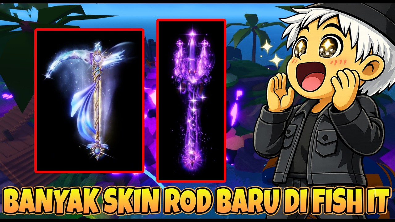 MABAR x8 SAMBIL BAHAS SKIN ROD BARU DI FORGOTTEN TIER UPDATE FISH IT ...