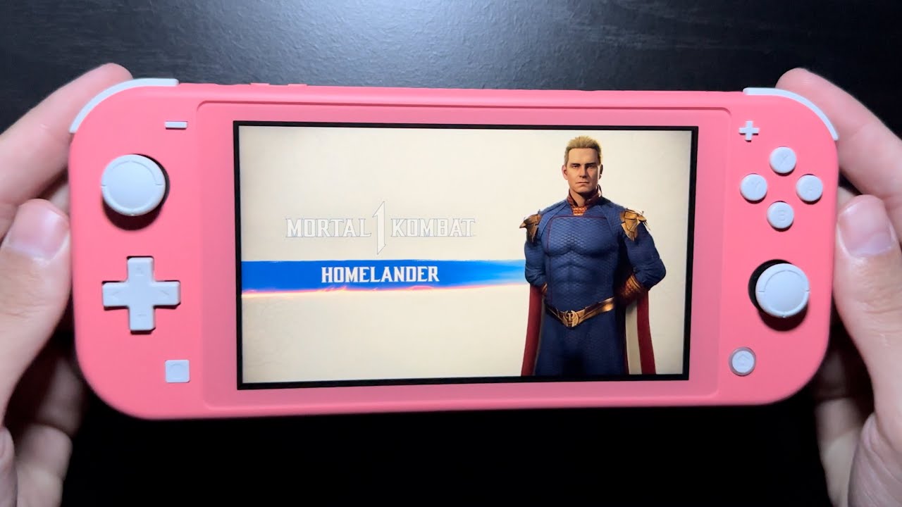 Mortal Kombat 1 (Homelander) Nintendo Switch LITE Gameplay - YouTube