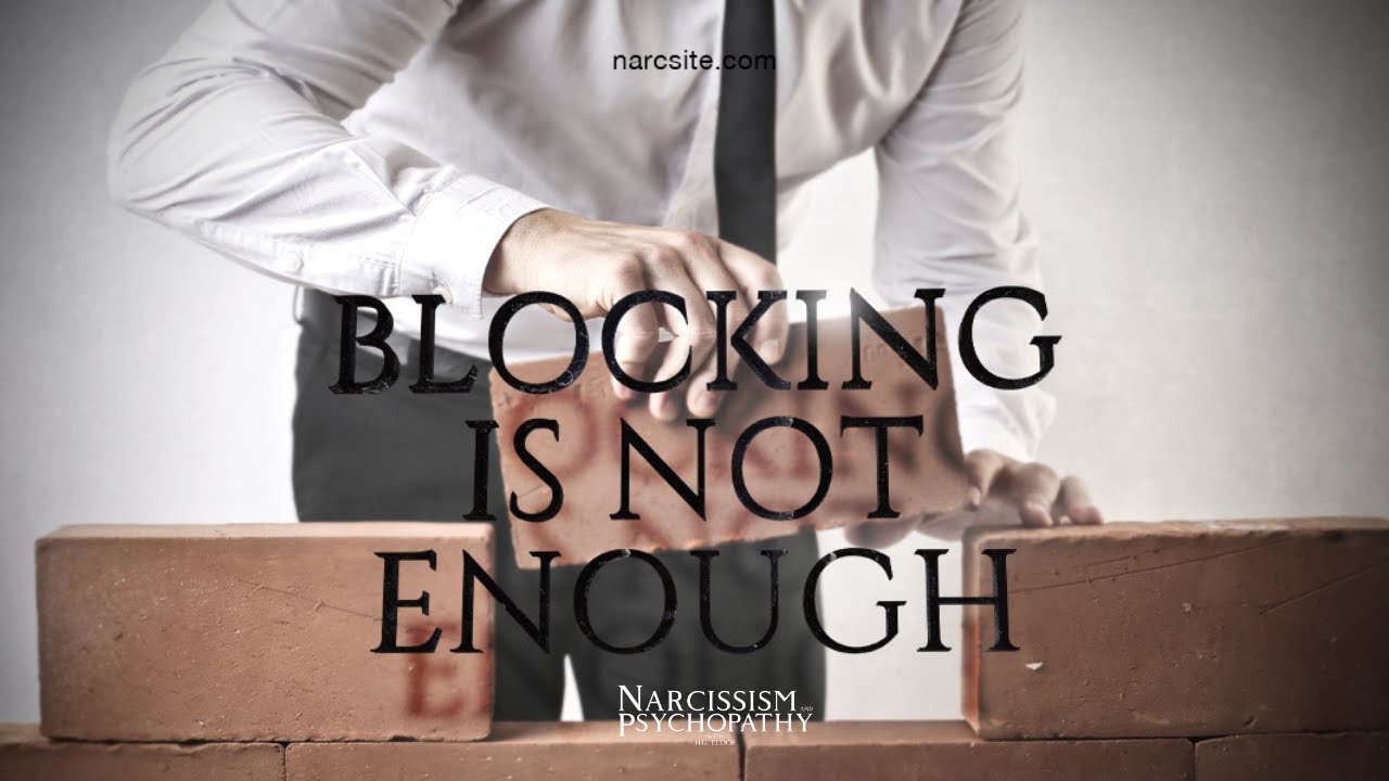 Blocking Is Not Enough - YouTube