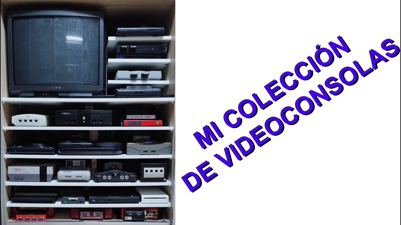 Mi colección de Videoconsolas Retro - YouTube