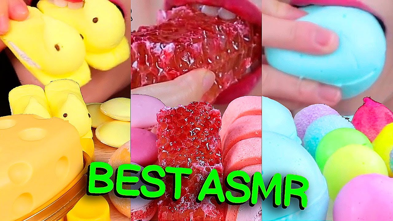Best of Asmr eating compilation - HunniBee, Jane, Kim and Liz, Abbey ...