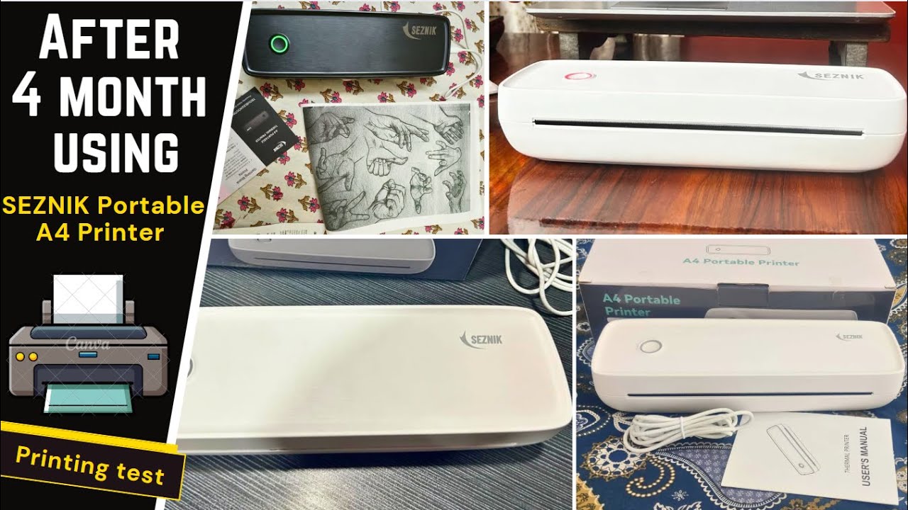 After 4 month Using - SEZNIK Portable A4 Printer - Print, Copy, Scan ...