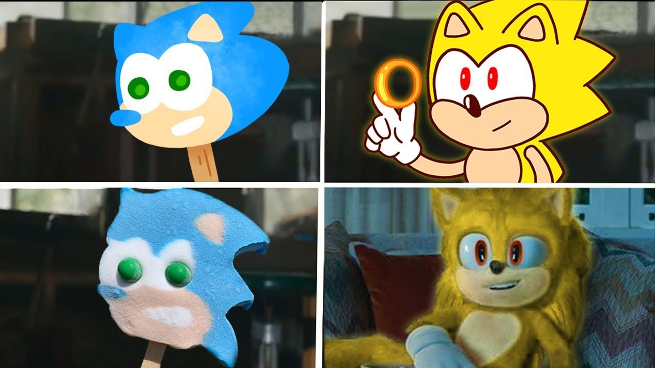 Sonic The Hedgehog Movie - Sonic Gumball Popsicle VS Super Sonic Uh ...