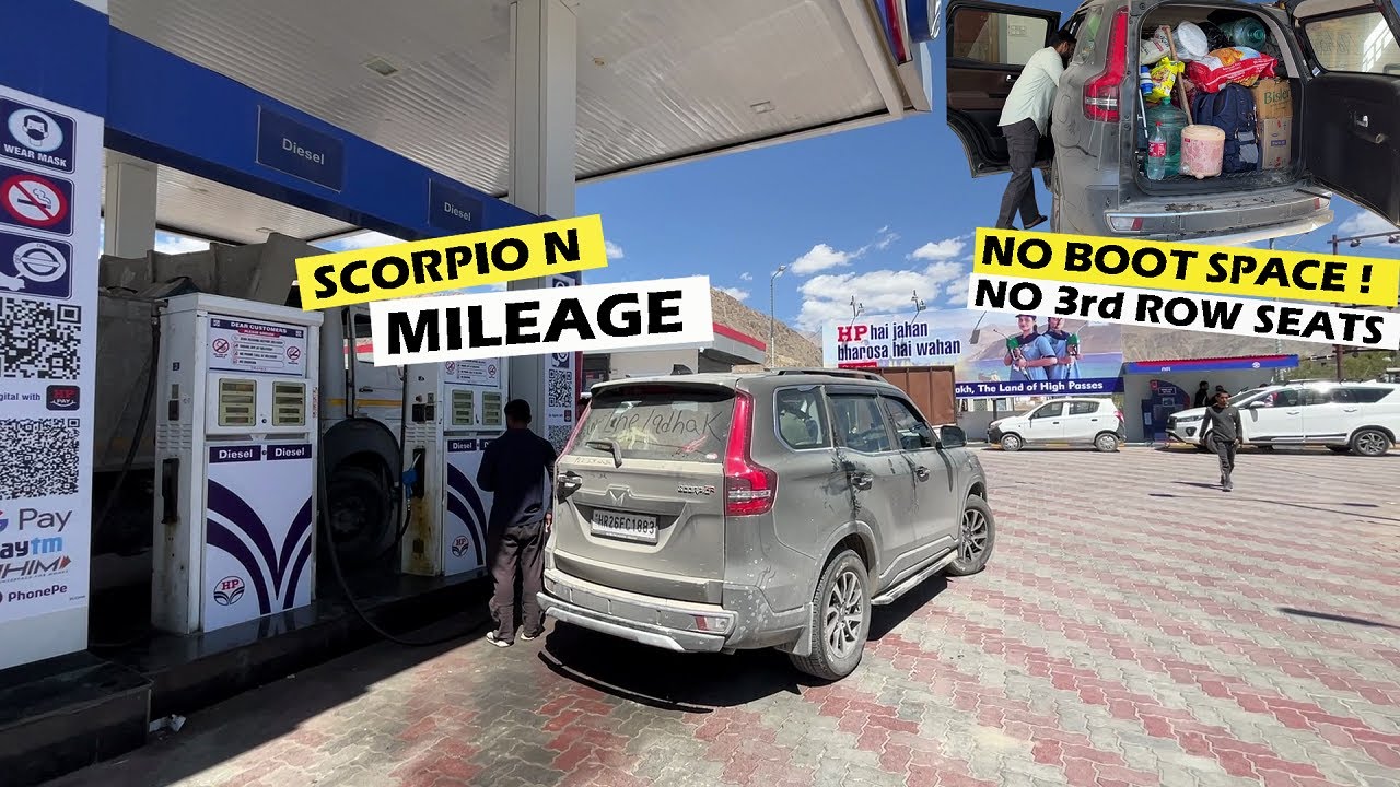 *Mileage on Leh Ladakh Hills & Boot Sapce* Scorpio N | Ep4 - YouTube