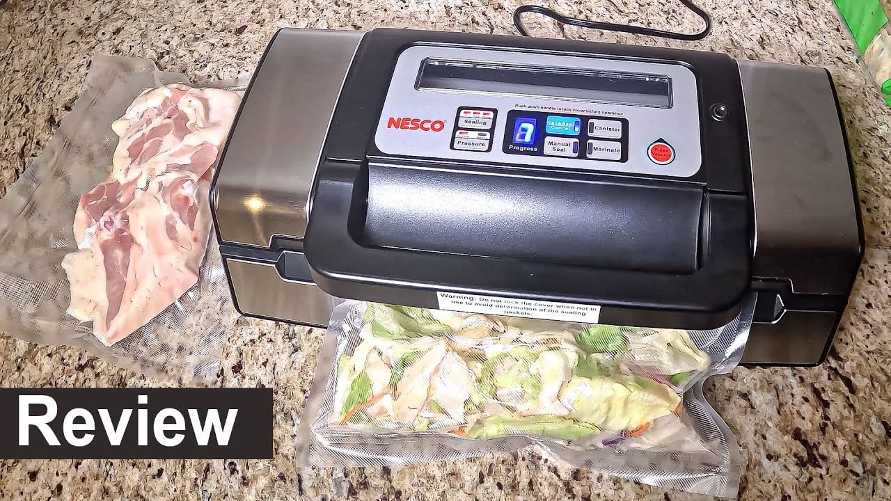 Nesco Deluxe Food Vs 12 Vacuum Sealer at Vicki Howes blog