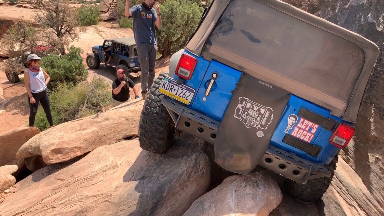 No Left Turn on Rusty Nail - Moab with Krawl America 2019 - YouTube
