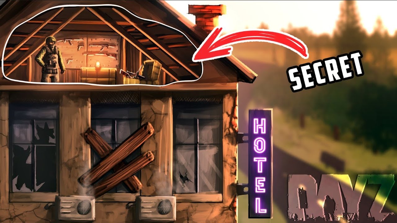 Building a Hidden Attic Base in the City HOTEL! - DayZ - YouTube