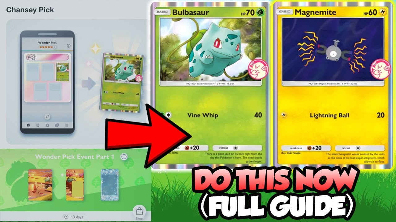 Free Pokemon Cards for Everyone! New Bulbasaur Event and How to get ...