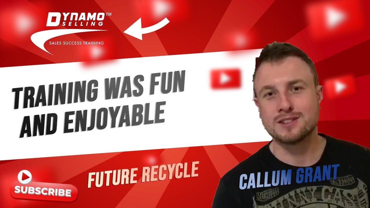 Callum Grant | Future Recycle | Client Testimonial for Dynamo Selling ...
