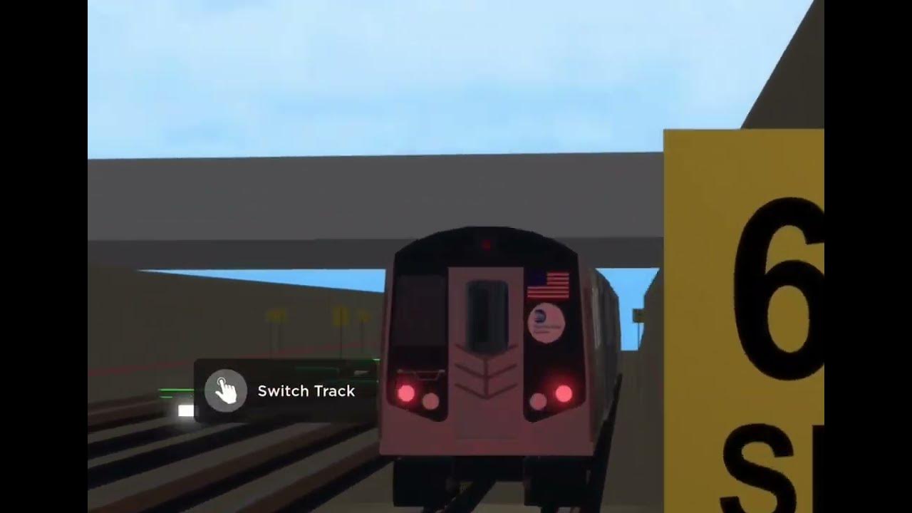 MTA Roblox Subway || R160A-1 Ad Wrapped (Q) Train Departing 8th Avenue via the (N) line. - YouTube