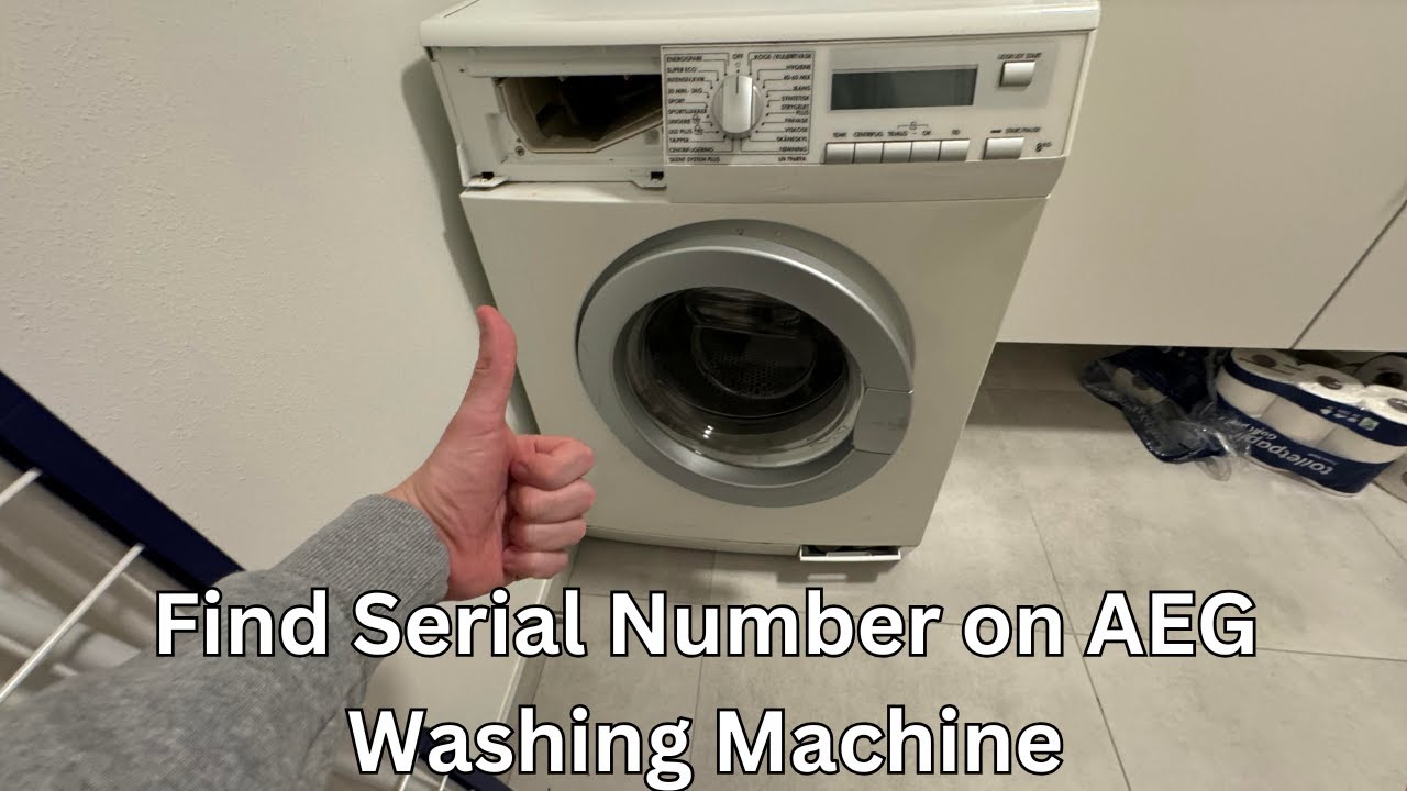 How To Find Serial Number on AEG Washing Machine (Step By Step) - YouTube