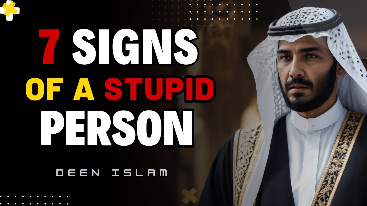 Signs That Reveal a Foolish Person's Behavior - YouTube