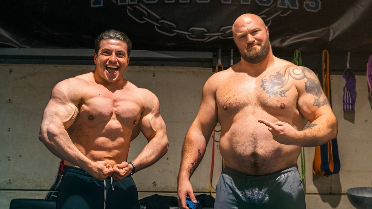 BODYBUILDER Tries STRONGMAN | Ft. Johny Muenster - YouTube
