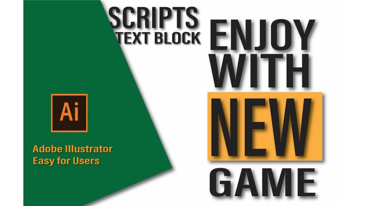 special scripts, text block in Adobe illustrator, using system, and ...