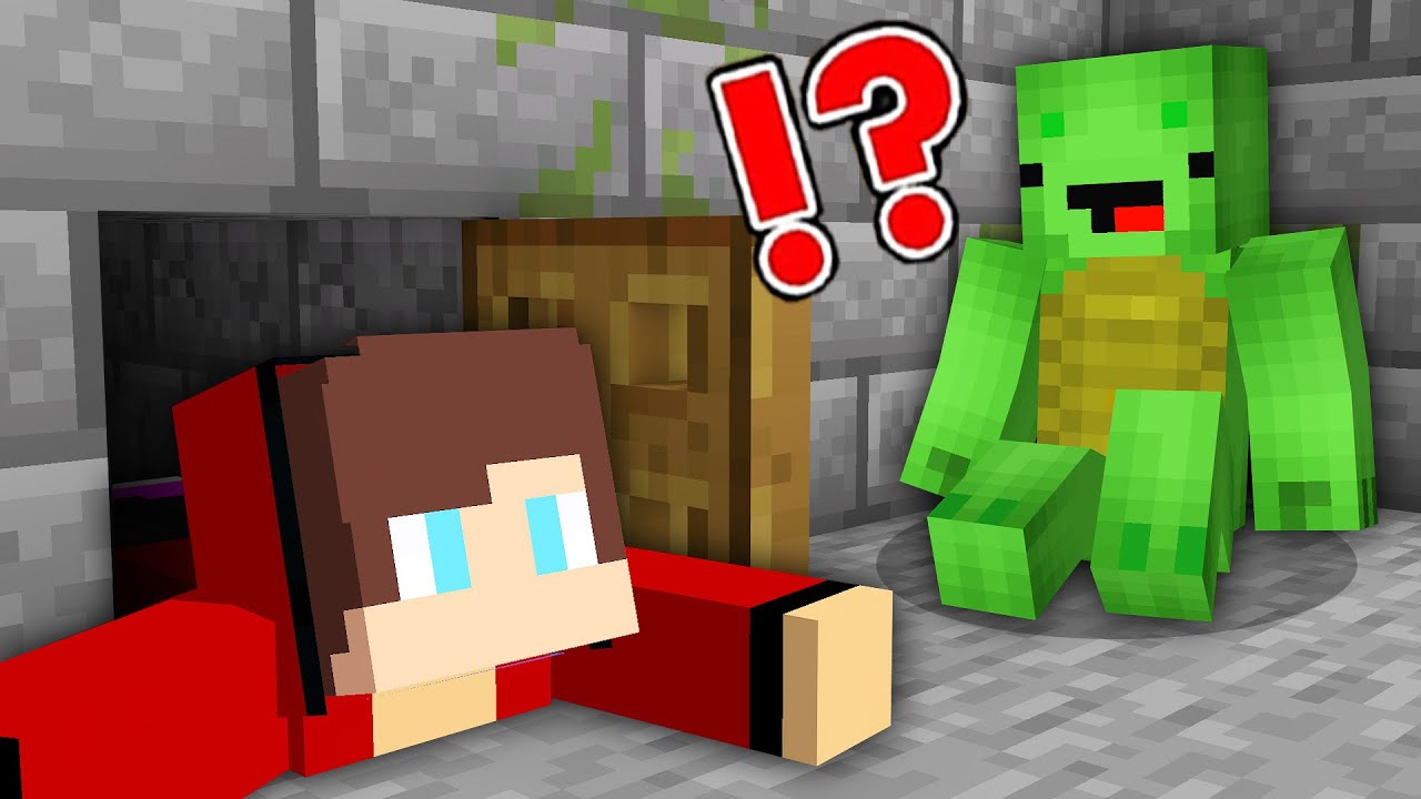 Mikey And Jj Escape From Prison In Minecraft Maizen Youtube