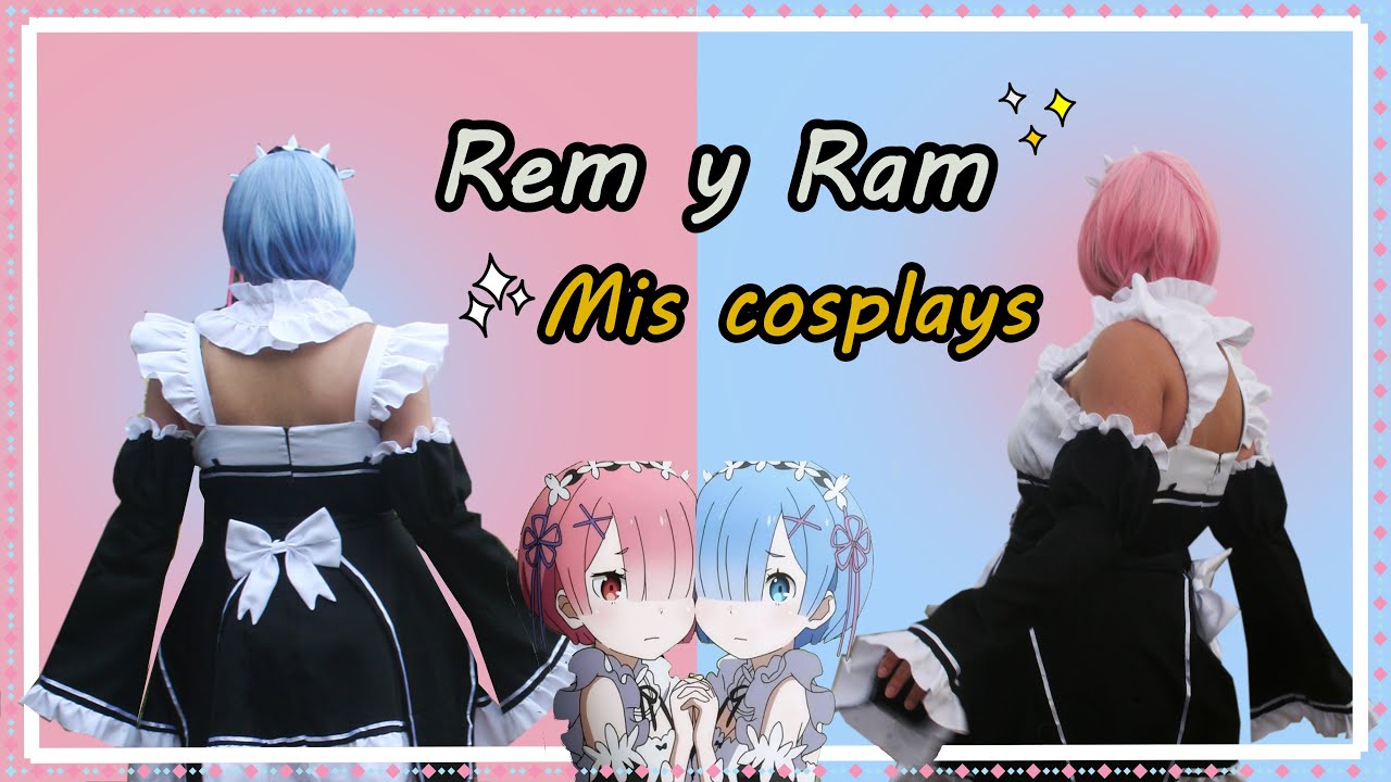 Mi cosplay de REM y RAM | Re:Zero - YouTube