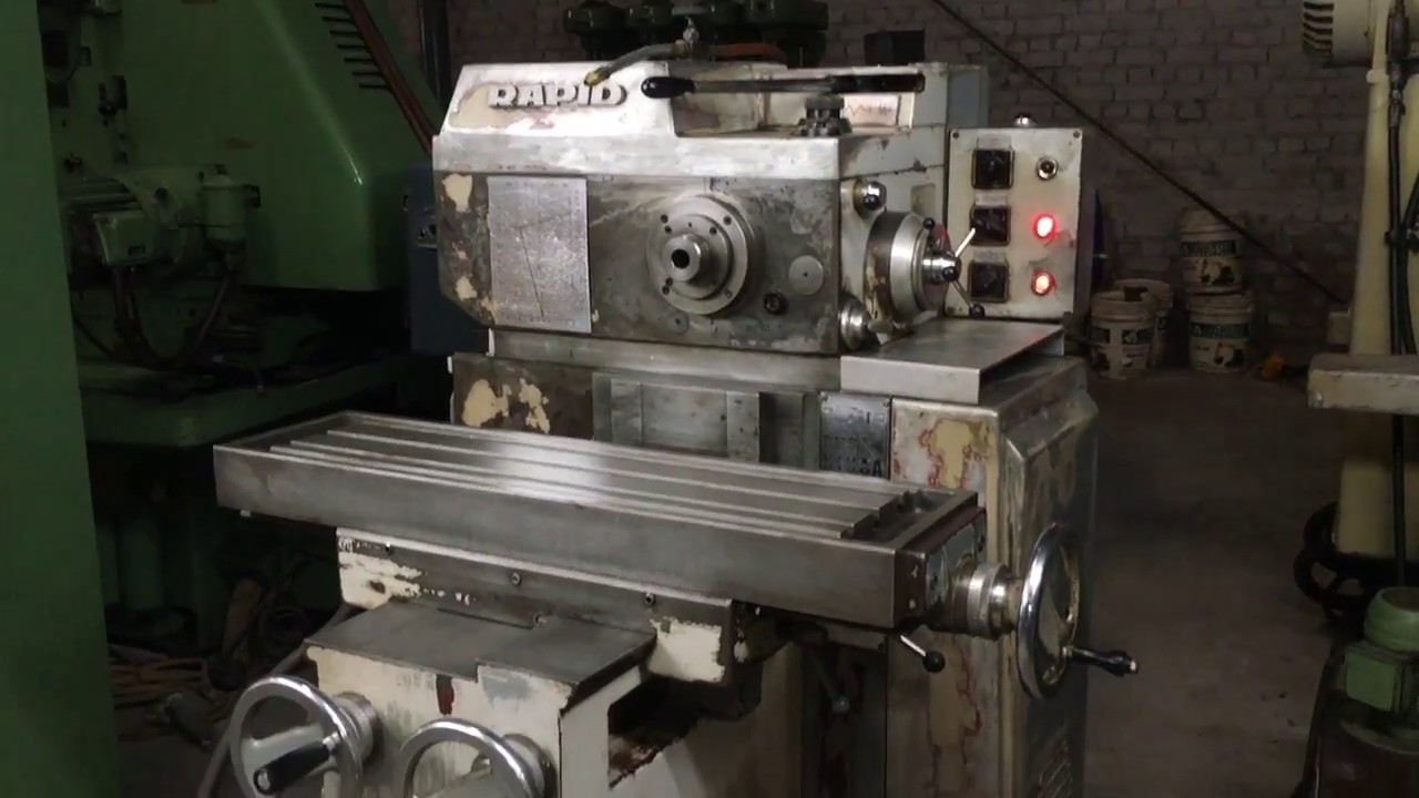 Keyway Milling Machine - Rapid - YouTube