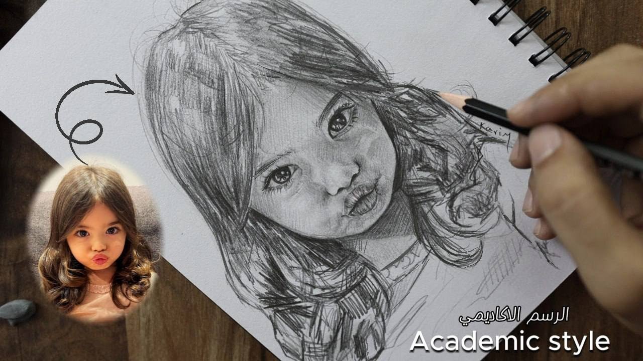 The easiest way to draw a beautiful face without using Loomis - YouTube