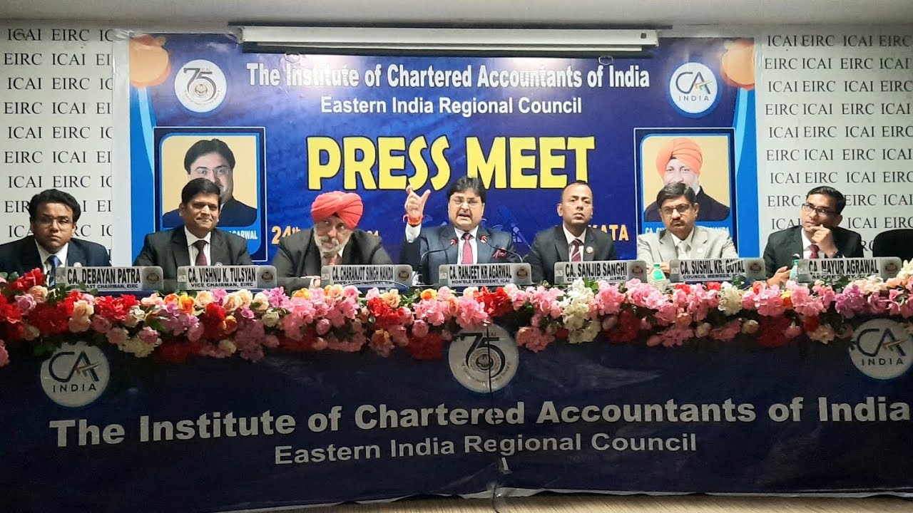 Newly elected President of ICAI CA. Ranjeet Kumar Agarwal shared his ...
