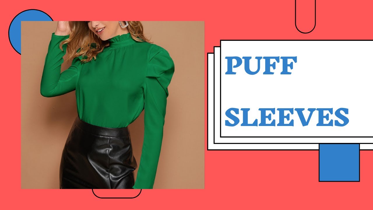 PUFF SLEEVES PATTERN! Leg-of-mutton-sleeve pattern - YouTube