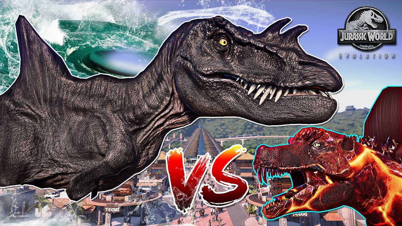 MEGALODON TREX vs Green Godzilla & Mosasaurus, Burning Godzilla ...